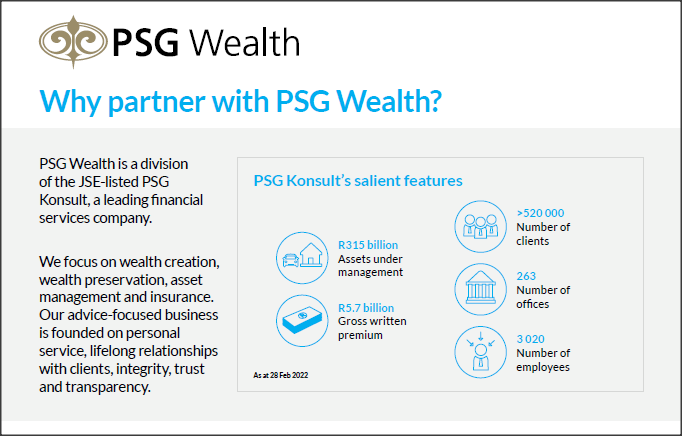 Why PSG? – Stephen Cloete & Associates