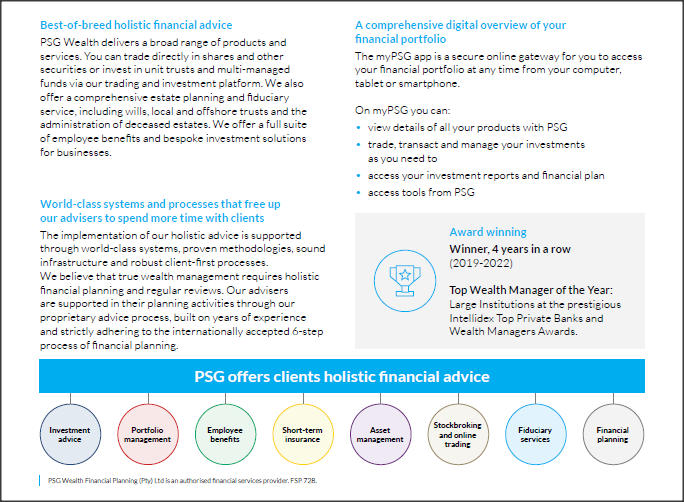 Why PSG? – Stephen Cloete & Associates